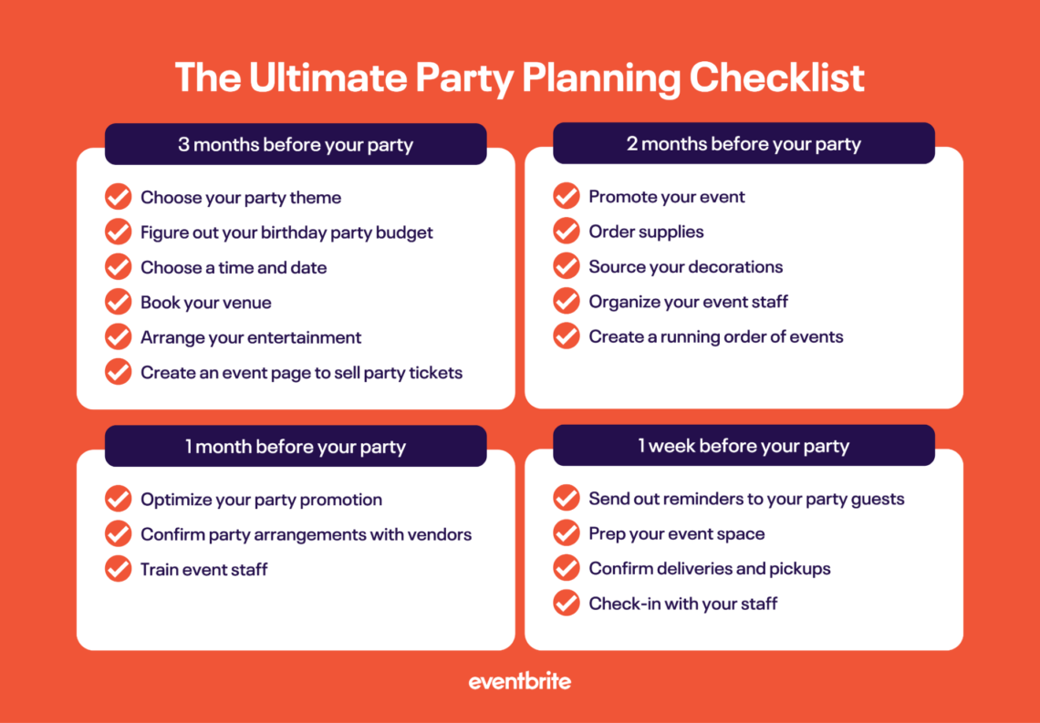 The Ultimate Party Planning Checklist for Large Events