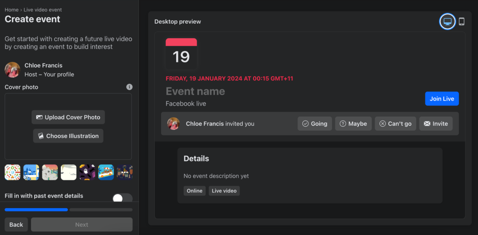 How To Create A Facebook Live Event in 3 Easy Steps