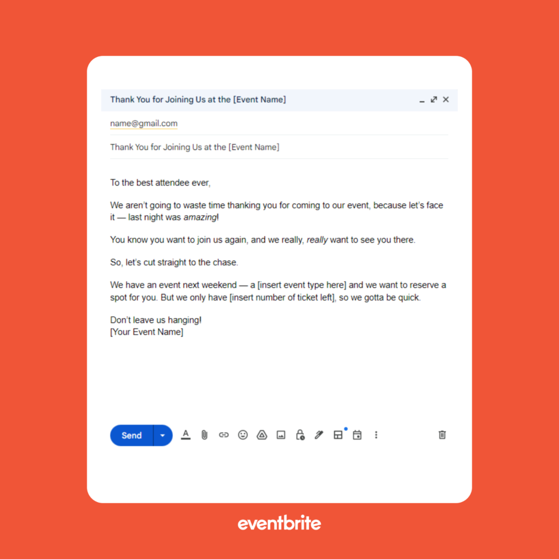 Send A Thank You Message To Event Attendees (+ Templates)