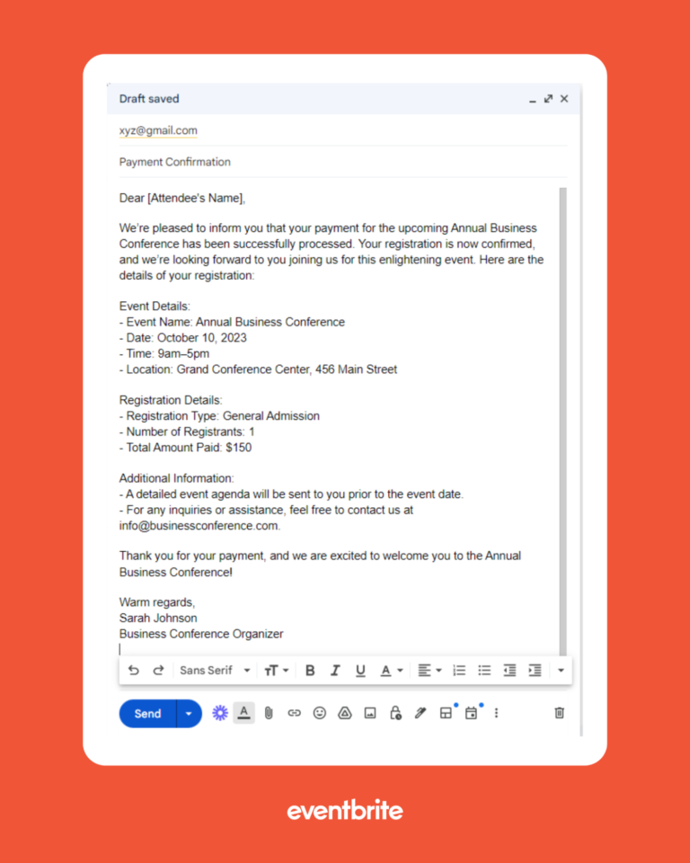 The Only Confirmation Email Templates Event Organizers Need